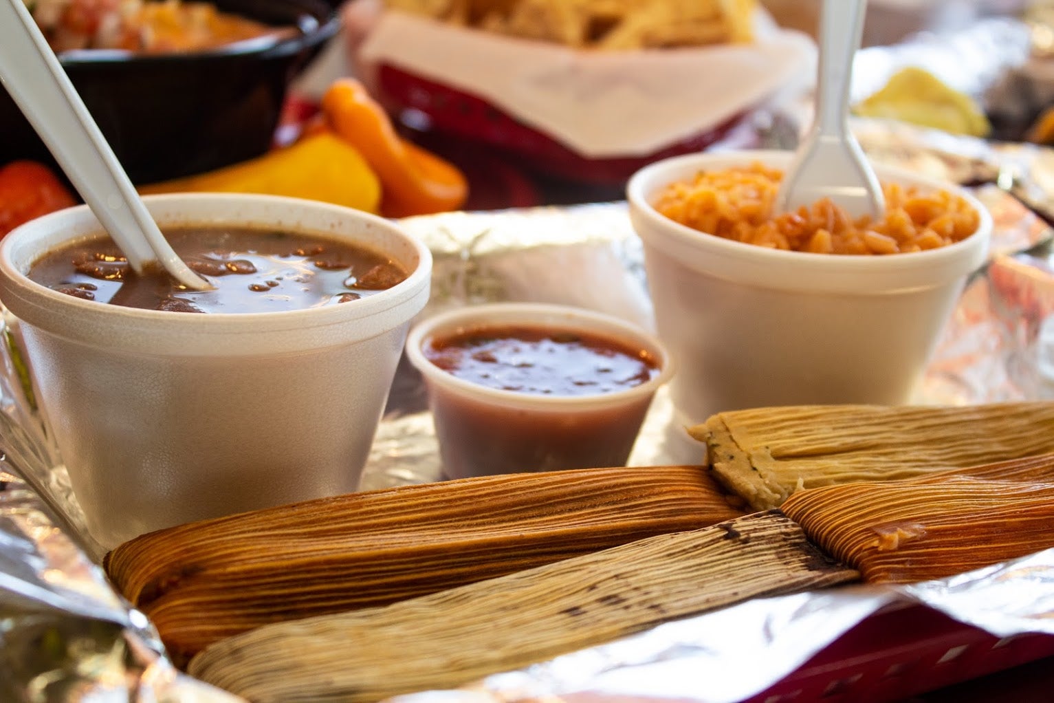 4 Tamale Plate w/ Rice and Beans | Tommy Tamale - Bonds Ranch